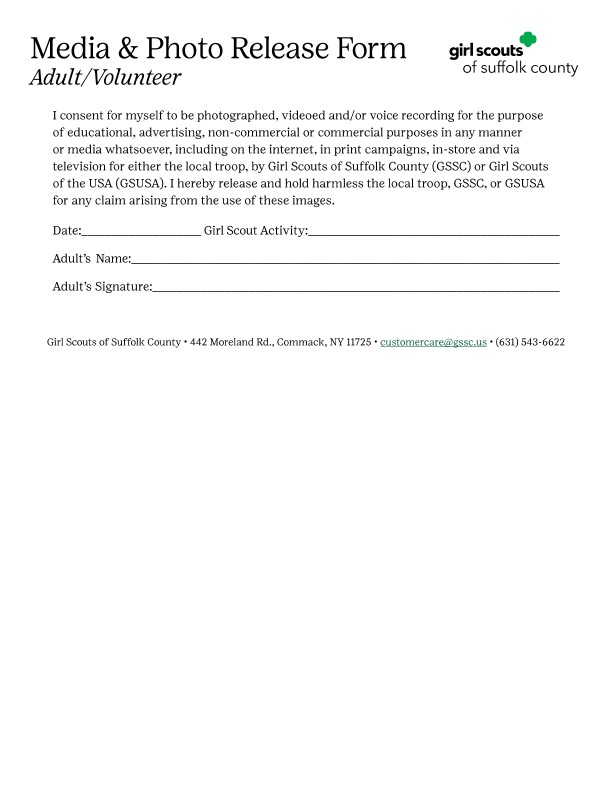 Forms & Documents | Girl Scouts of Suffolk County
