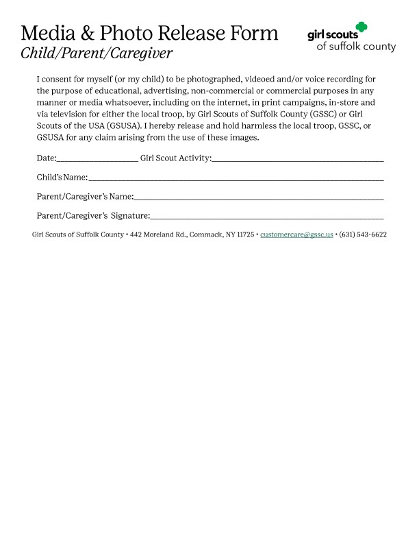 Forms & Documents | Girl Scouts of Suffolk County